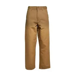 Carhartt Work In Progress Straight Leg Canvas Trousers - Marrone