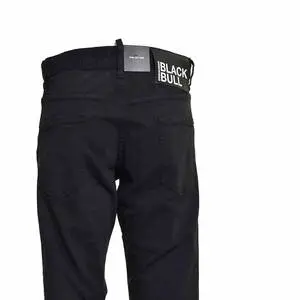 Dsquared2 Black Cotton Denim Jeans