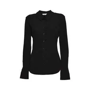 LEMAIRE Band Collar Shirt - Nero