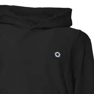 Kenzo Black Embroidered Logo Hoodie