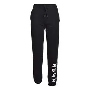 MSGM Logo Trousers - Nero