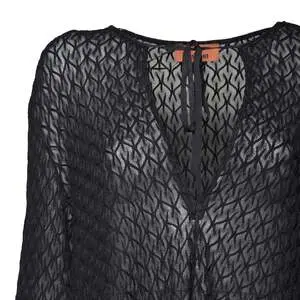 Missoni Black Lace Knit Shirt - Nero/argento