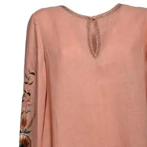 FORTELA Embroidered Linen Shirt