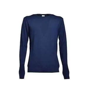 Aspesi Pure Wool Shaved Knit Pullover - Blu