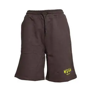 MSGM Drawstring Logo Shorts - Caffe'