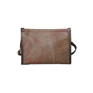 Etro Paisley Print Pegasus Logo Shoulder Bag - Multicolour