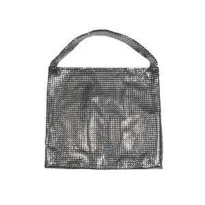 Rabanne Silver Tone Mesh Bag - Argento