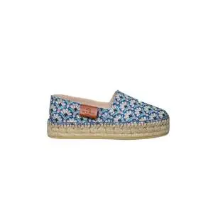 Etro Espadrille Flats With Floral Print - Azzurro/blu