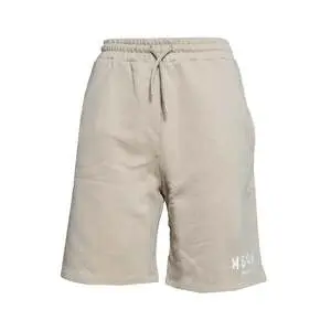 MSGM Drawstring Logo Shorts - Sabbia
