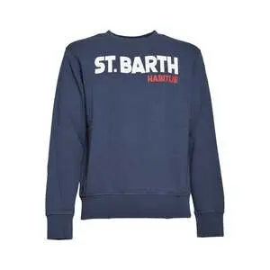 MC2 SAINT BARTH Crew Neck Sweatshirt - Blu