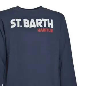 MC2 SAINT BARTH Crew Neck Sweatshirt - Blu