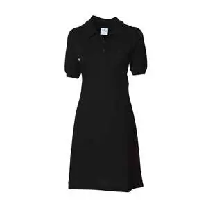 COURREGES Courrèges Black Short Sleeve Polo Dress