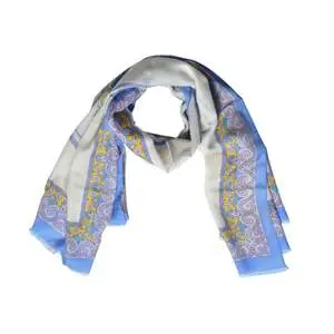 Etro Scarfs - Crema/azzurro