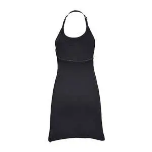 COURREGES Courrèges Halterneck Ribbed Mini Dress - Nero