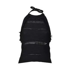 MARANT ETOILE Knit Halter Top With Fringe Detail - -97