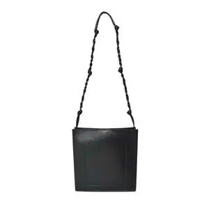 JIL SANDER Black Leather Bag - Nero