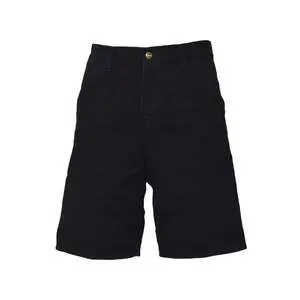 Carhartt Work In Progress Logo Detailed Relaxed Fit Shorts - Nero
