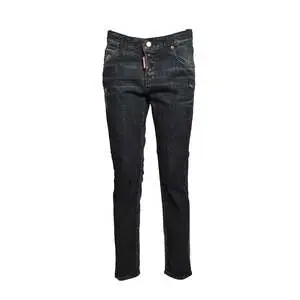 Dsquared2 Distressed Black Wash Jeans