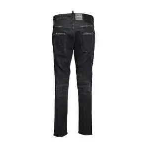 Dsquared2 Distressed Black Wash Jeans