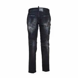 Dsquared2 Cropped Stretch Cotton Denim Jeans