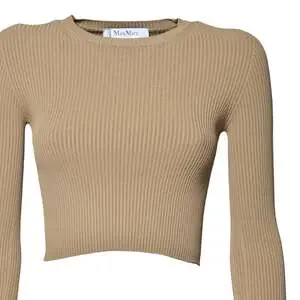 Max Mara Ribbed Cropped Sweater