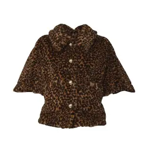 Max Mara Leopard Print Fur Jacket - Leopardato