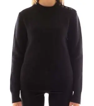 Rabanne Button Detailed High Neck Pullover