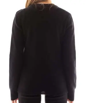 Rabanne Button Detailed High Neck Pullover