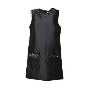 SELF-PORTRAIT Embellished Collar And Pocket Dress - -97
