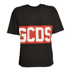 Gcds Logo T-shirt - Nero/rosso