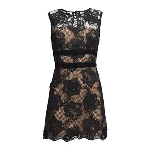 SELF-PORTRAIT Black Lace Dress