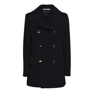 Tagliatore Double Breasted Coat - Nero