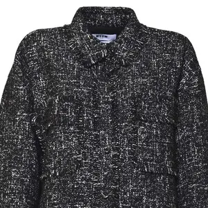 MSGM Embellished Tweed Shirt
