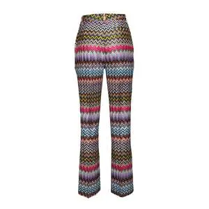 Missoni Zigzag Pattern Trousers - Multicolour/nero