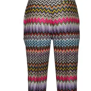 Missoni Zigzag Pattern Trousers - Multicolour/nero