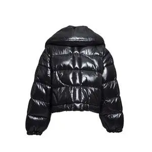 PATOU Quilted Nylon Down Jacket With Maxi Collar