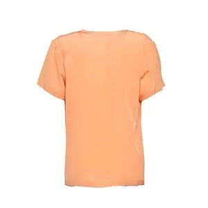 BARBA NAPOLI V-neck Short Sleeve Shirt With Pocket Detail
