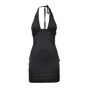 Dsquared2 Halterneck Plunge Mini Dress