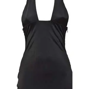 Dsquared2 Halterneck Plunge Mini Dress