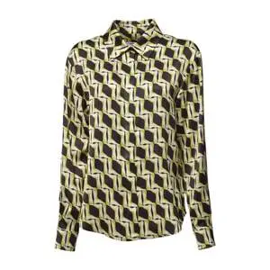 MSGM Geometric Print Shirt - Multicolour