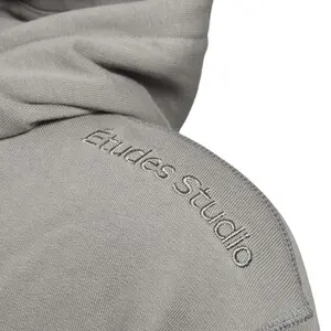 ETUDES Studio Grey Embroidered Hoodie