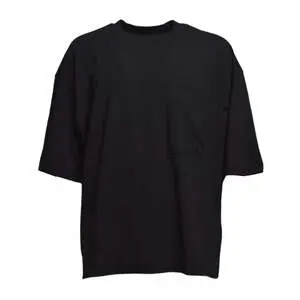 ETUDES Black Cotton T-shirt With Pocket
