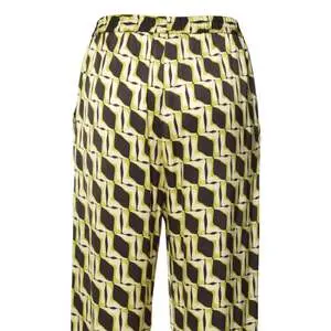 MSGM Geometric Print Wide Leg Trousers