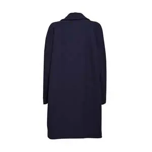 BAZAR DELUXE Virgin Wool Single-breasted Coat With Embroidered Fringe Detail