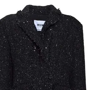 MSGM Embellished Textured Jacket