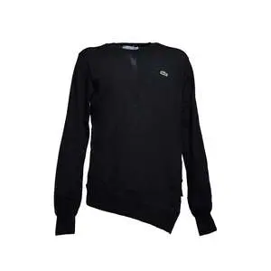 COMME DES GARCONS SHIRT X LACOSTE Pure Wool Crew Neck Pullover