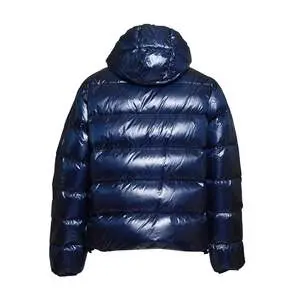 Aspesi Short Padded Down Jacket With High Collar And Hood