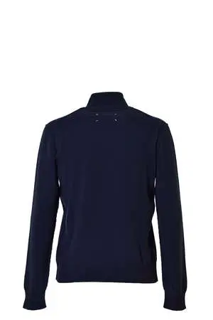 MAISON MARGIELA Turtleneck Fine Knit Sweater - Blu