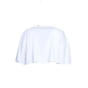 Dsquared2 White Cropped T-shirt With Logo
