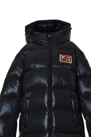 Dsquared2 Padded Hooded Down Jacket With Logo Detail